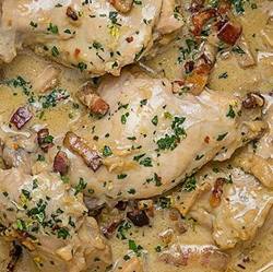 Mustard Cream Rabbit with Bacon Recipe - Homestead Rabbits